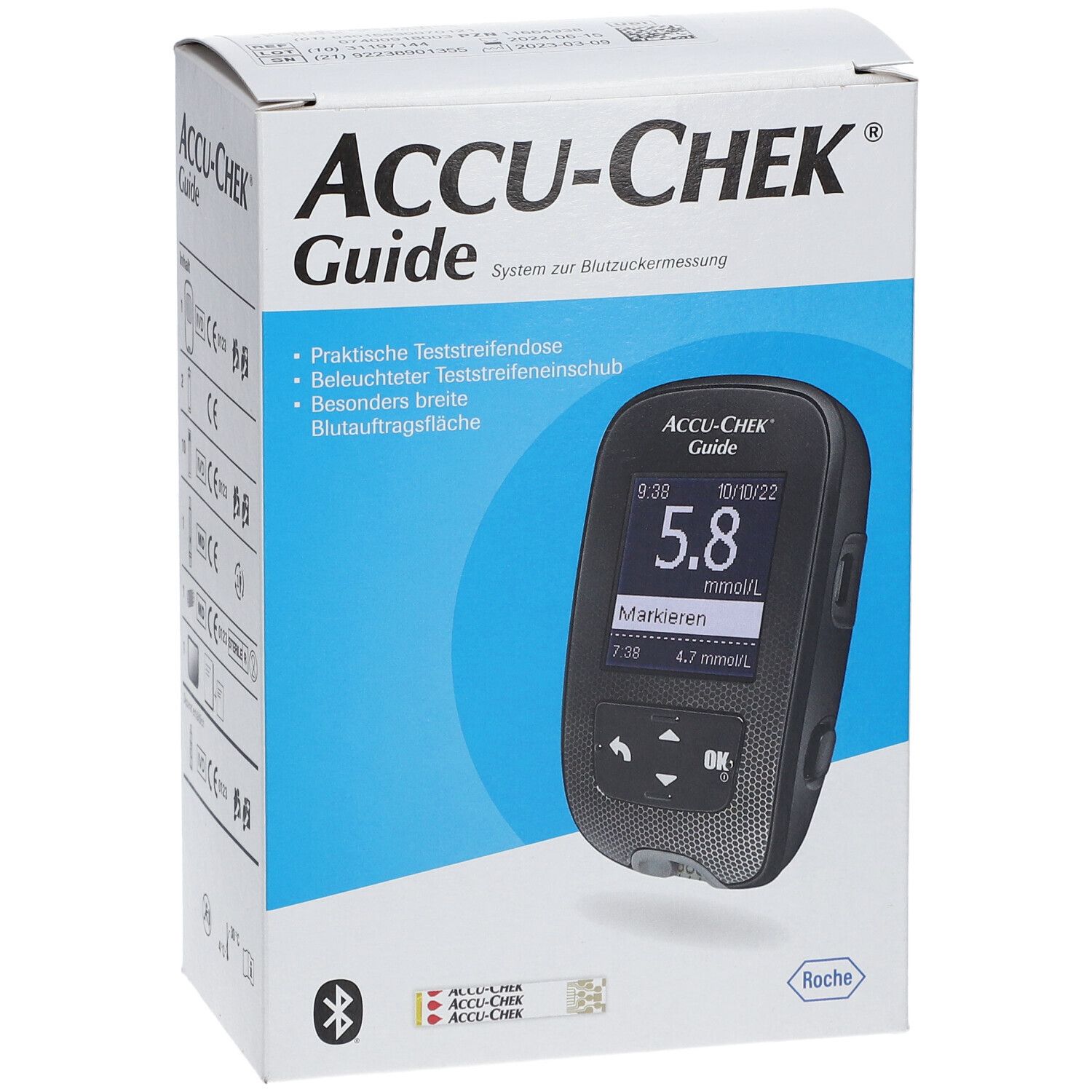 Buy Accu Check Guide Blood Glucose Monitor (Mmol) Online at Best Price ...