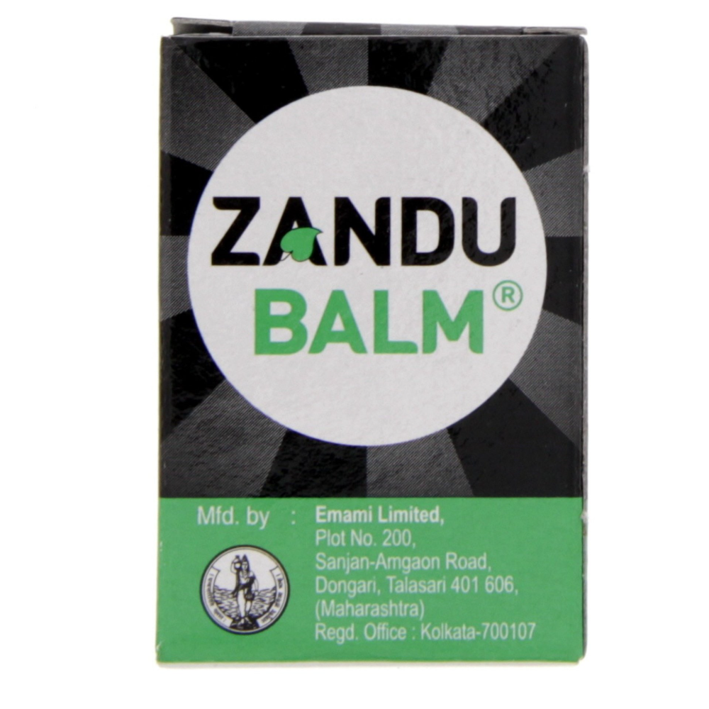 Emami Zandu Balm 9ml | Ayurvedic Pain Relief Balm for Headache & Cold ...