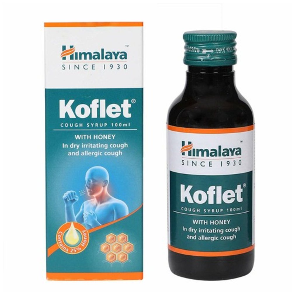 Himalaya Koflet Cough Syrup 100ml | Ayurvedic Cough Relief | Himalaya ...
