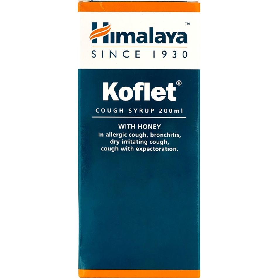 Himalaya Koflet Cough Syrup 200ml | Ayurvedic Cough Relief | Himalaya ...